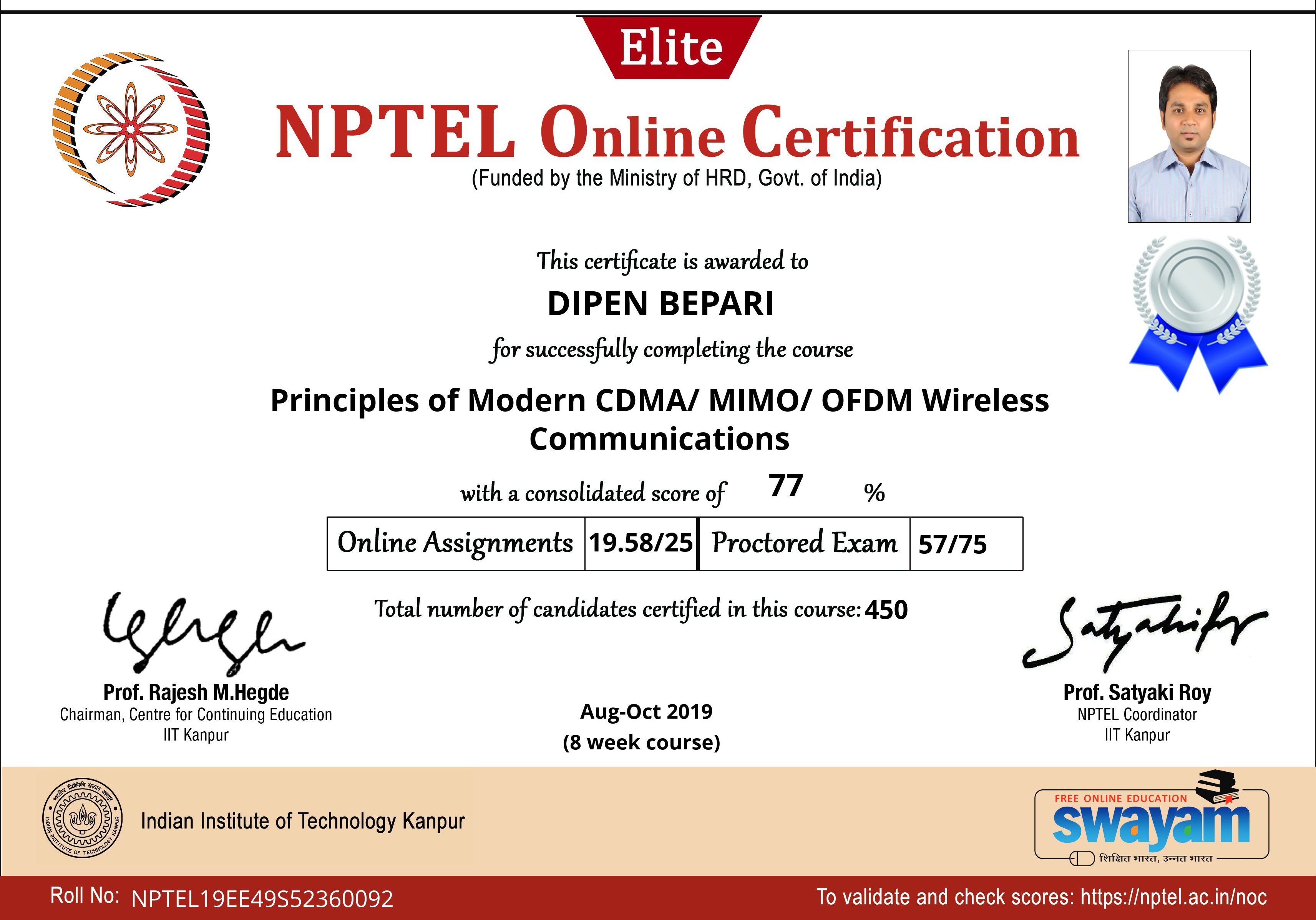 NPTEL-Certificates - Vaagdevi College of Engineering NPTEL-Certificates - Vaagdevi College of Engineering
